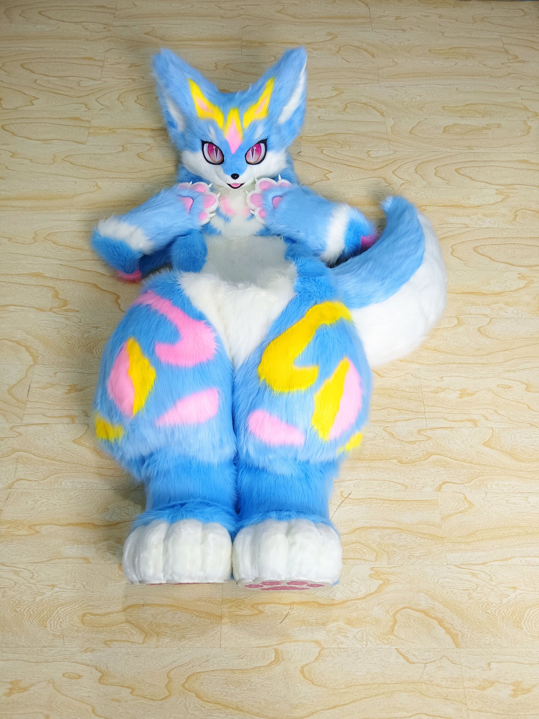 Fursuit fullbody Custom made clothes cospaly ,Full Fursurit set, Cat ...